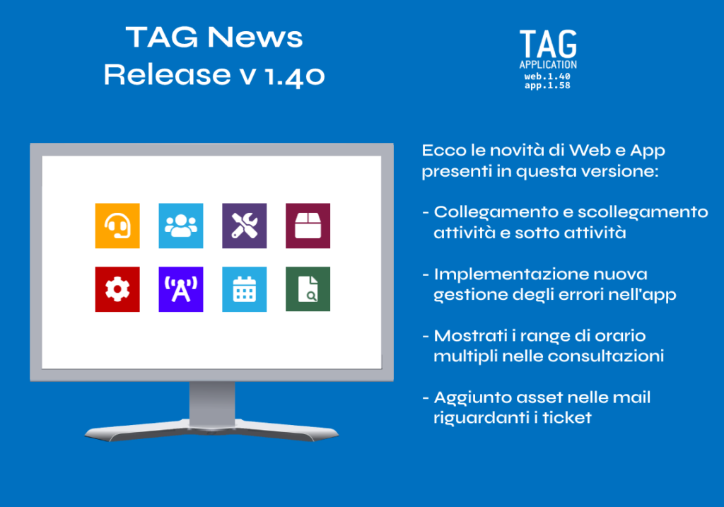 Tag Application è il software per la gestione aziendale.